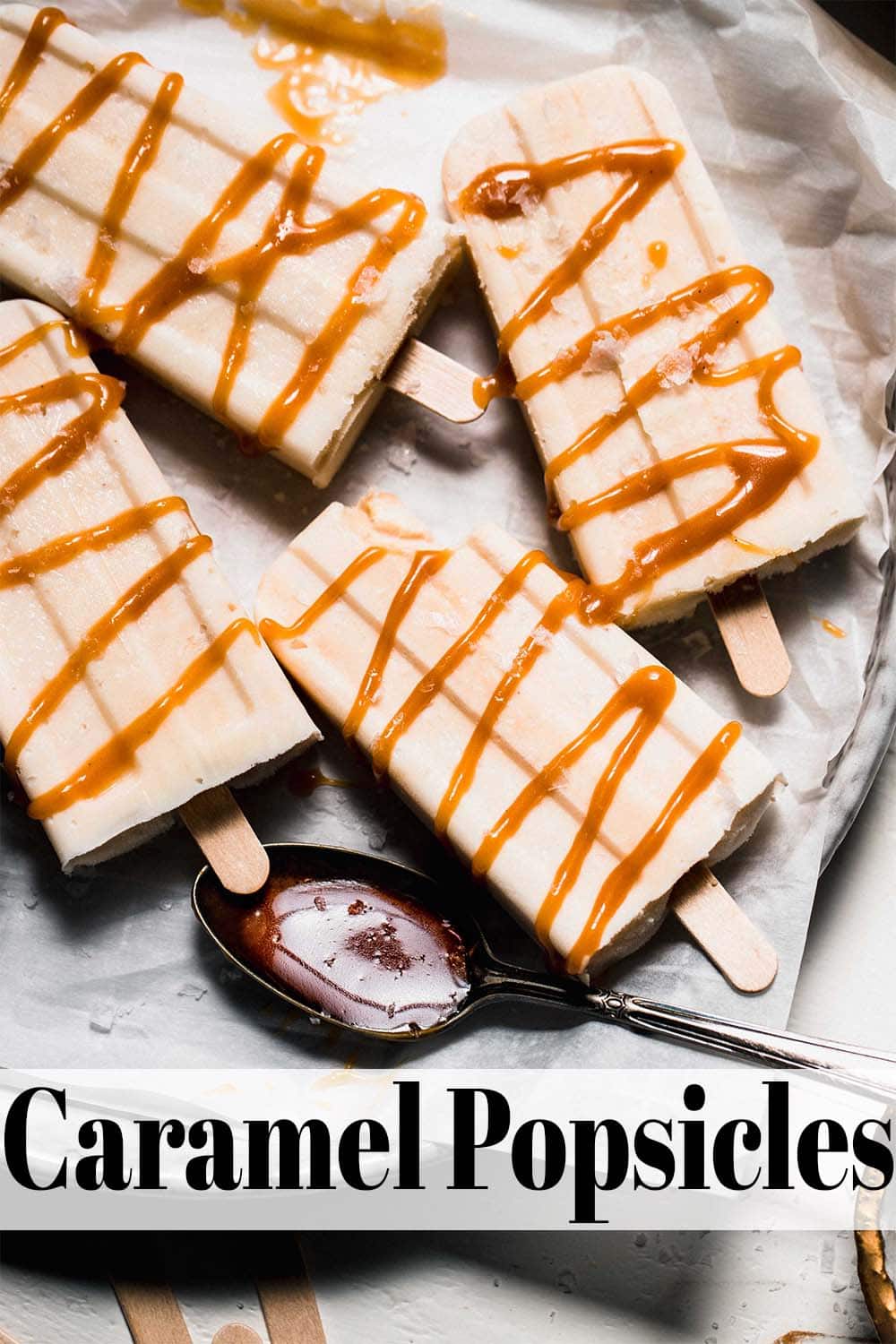 Salted Caramel Yogurt Popsicles - Platings + Pairings