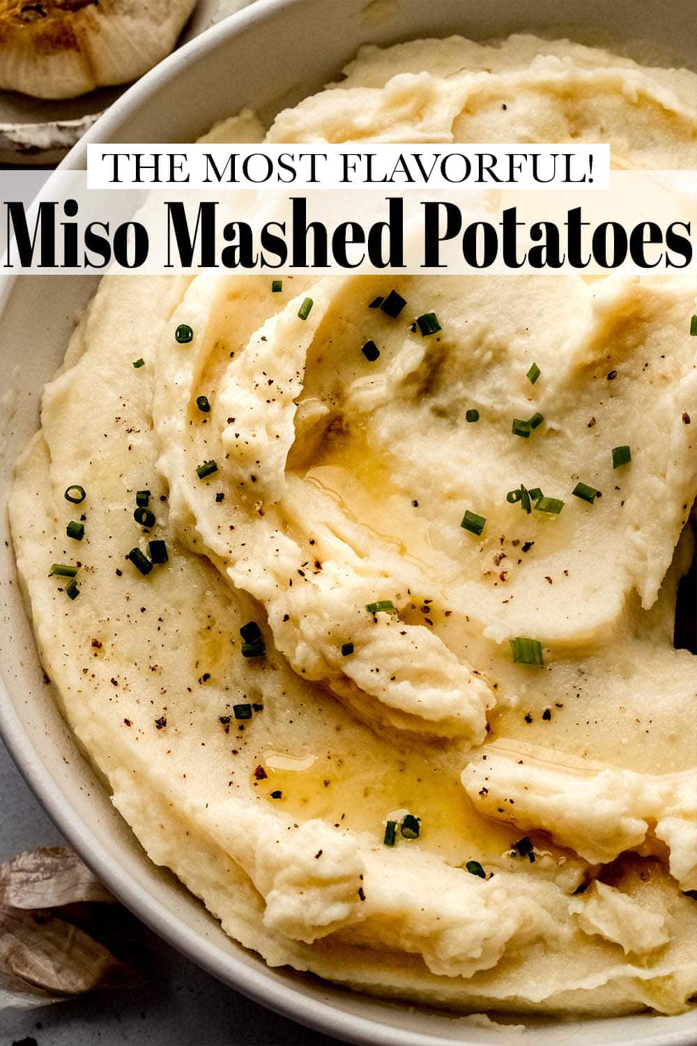 Garlic Miso Mashed Potatoes - Platings + Pairings
