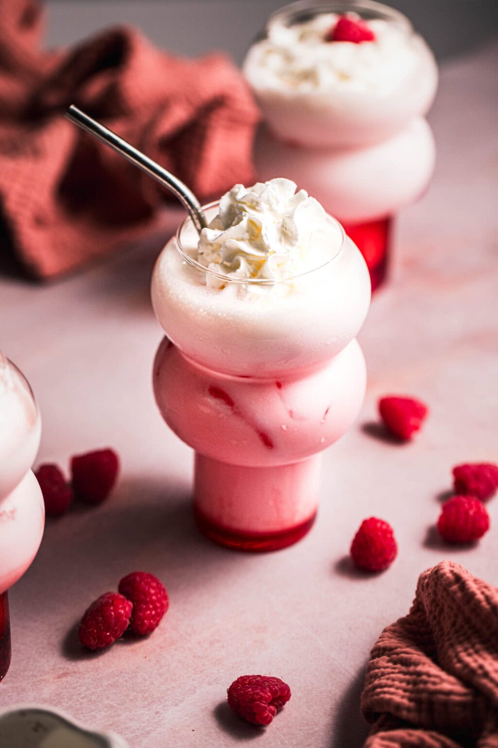 Raspberry Italian Cream Soda Recipe - Platings + Pairings