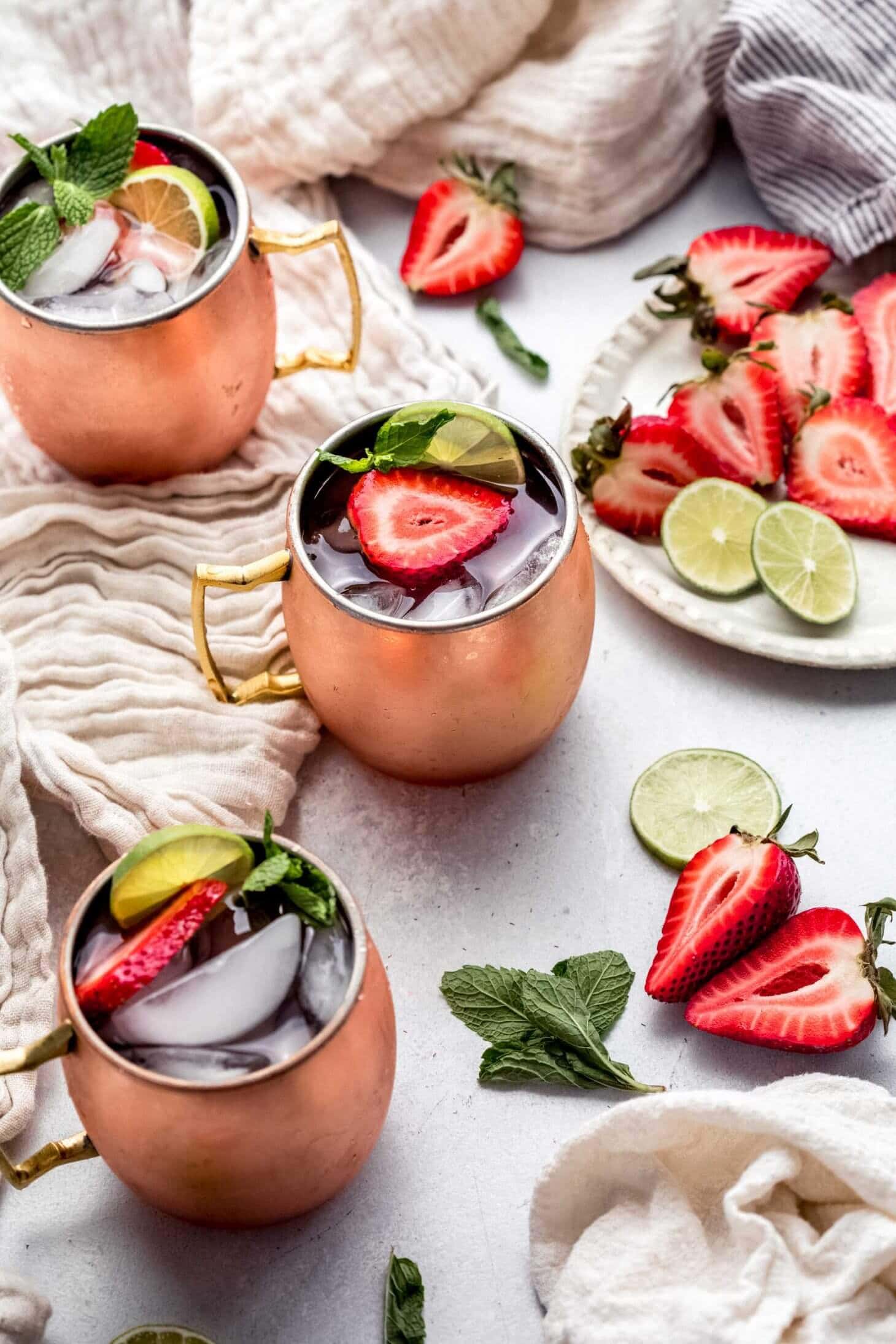 Strawberry Moscow Mule Recipe (Quick + Easy!)