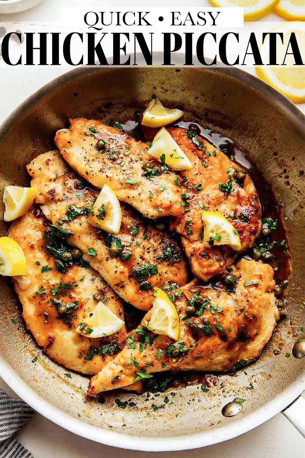 Easy Chicken Piccata Recipe (in 30-Minutes!)