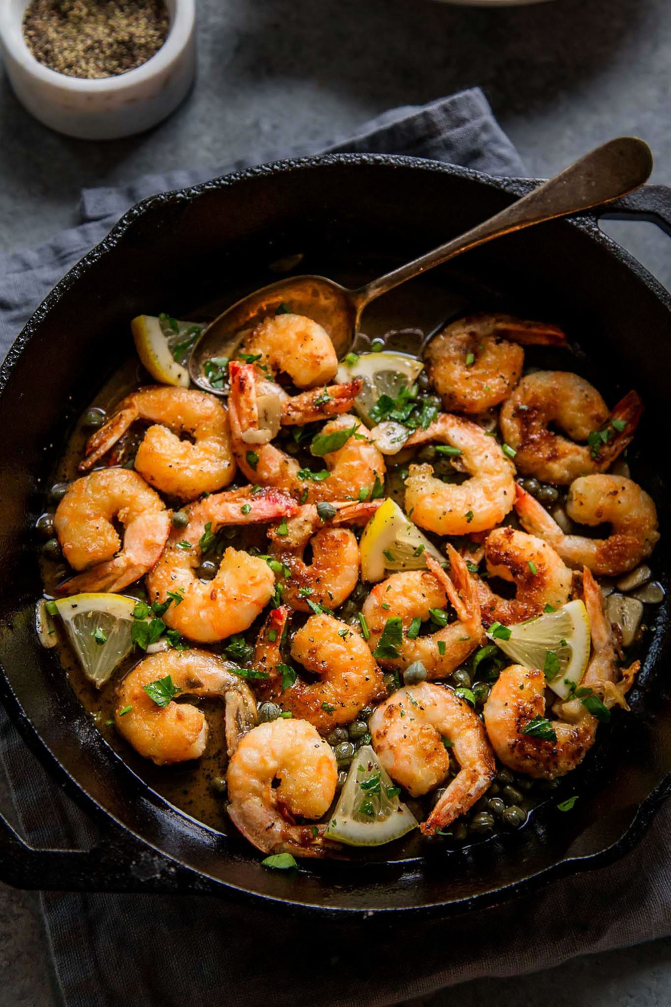 30-Minute Easy Shrimp Piccata | Platings + Pairings