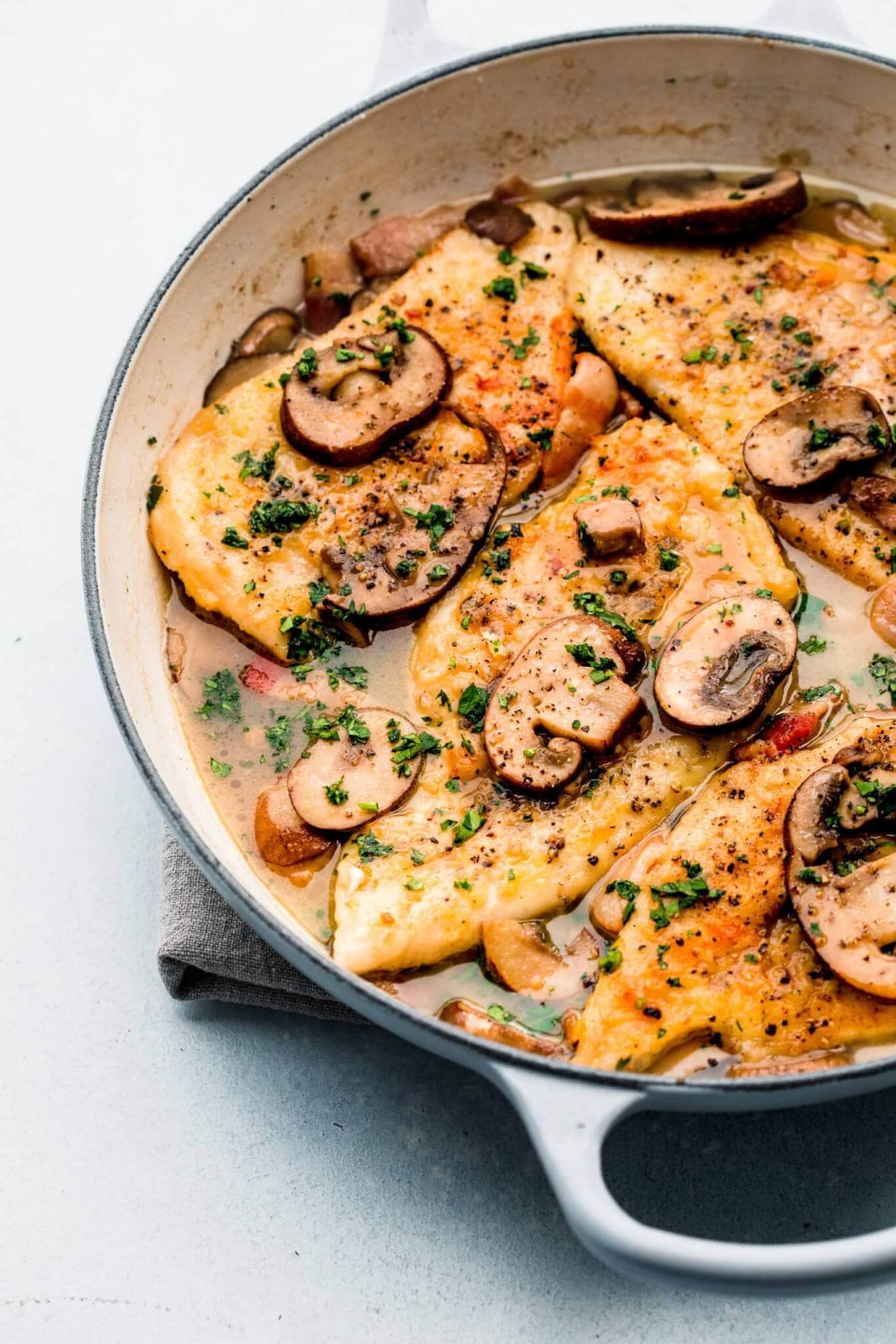 Easy Chicken Marsala STORY - Platings + Pairings