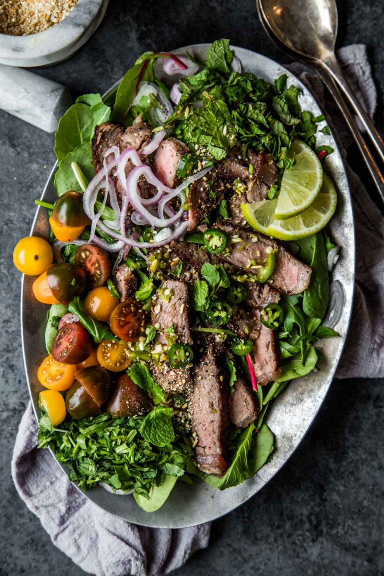 Thai Beef Salad Recipe - Platings + Pairings
