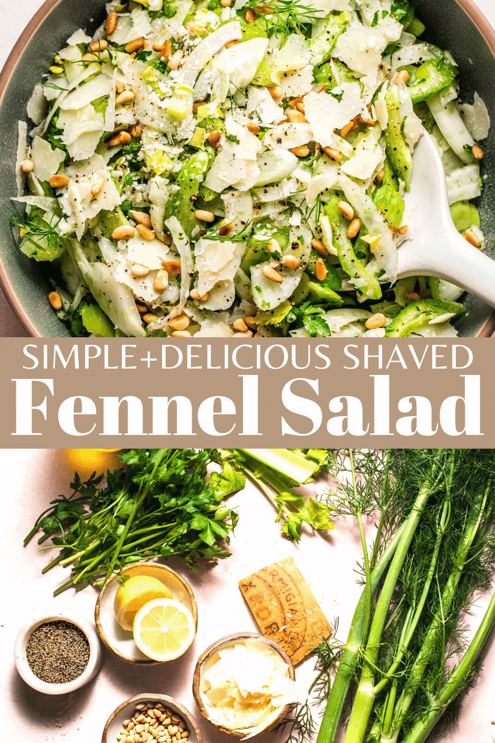 Shaved Fennel and Celery Salad with Parmesan