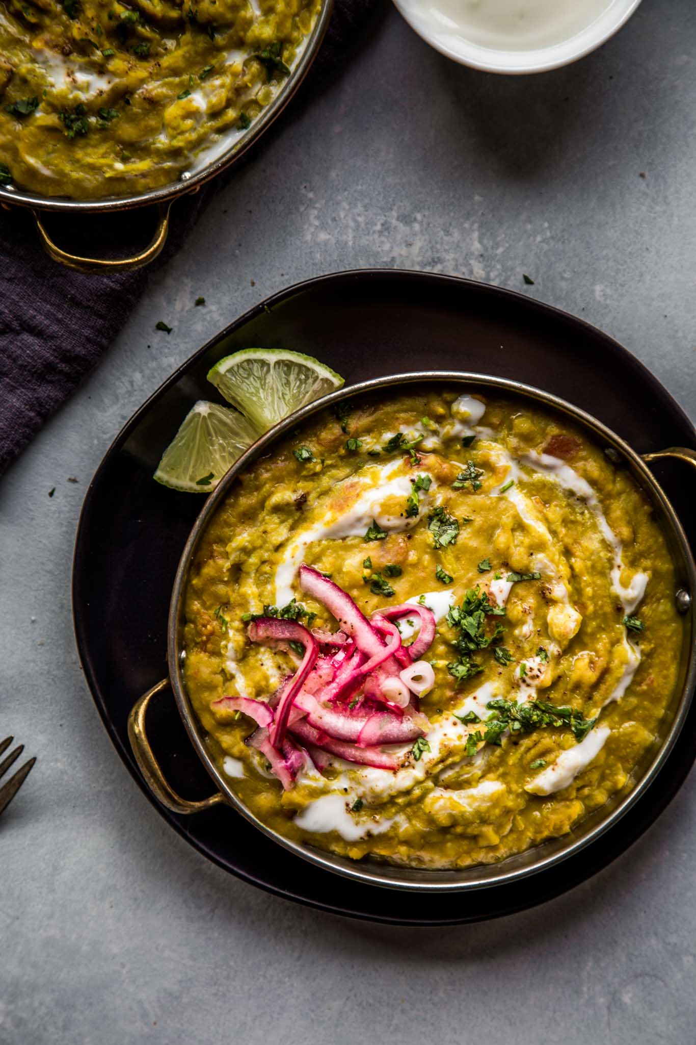 Instant Pot Dal with Split Peas | Platings + Pairings