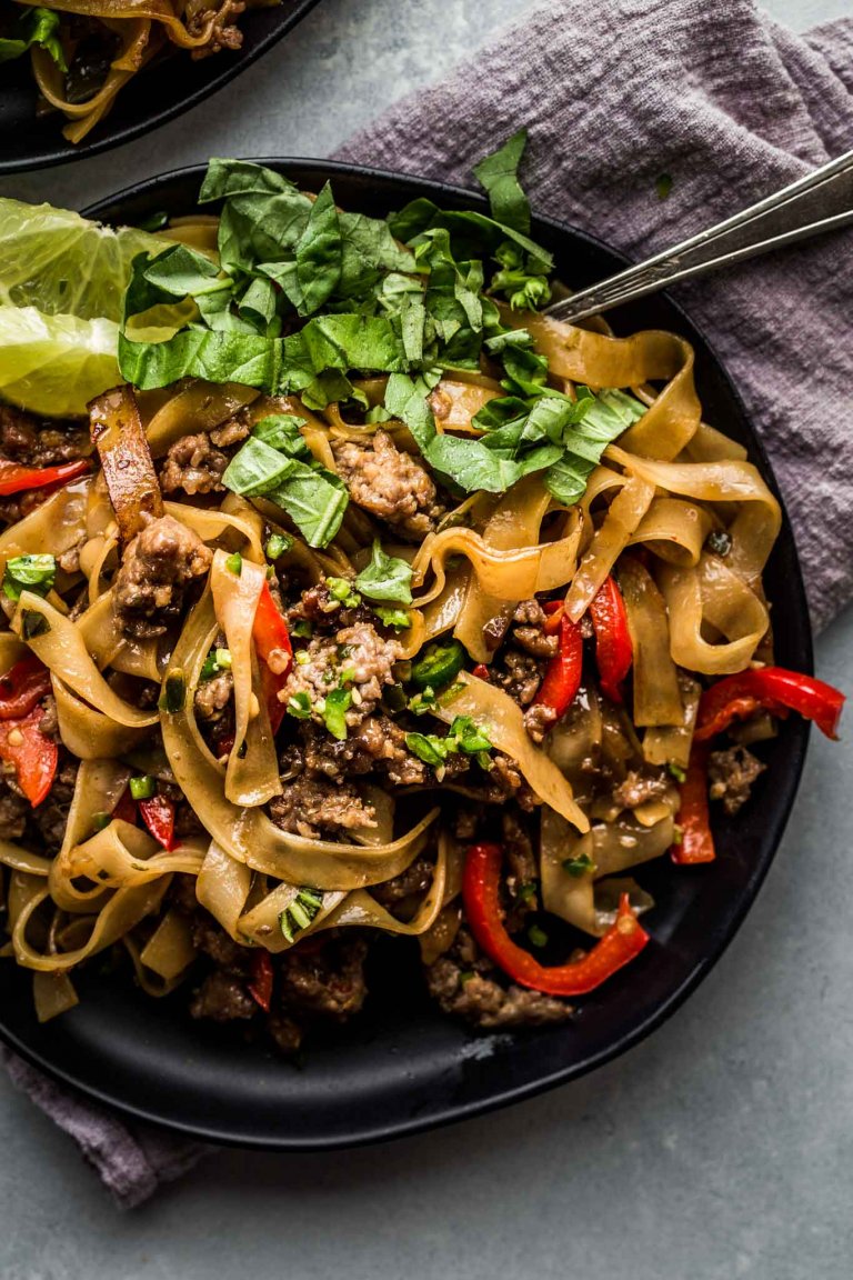 Pad Kee Mao (Drunken Noodles) | Platings + Pairings