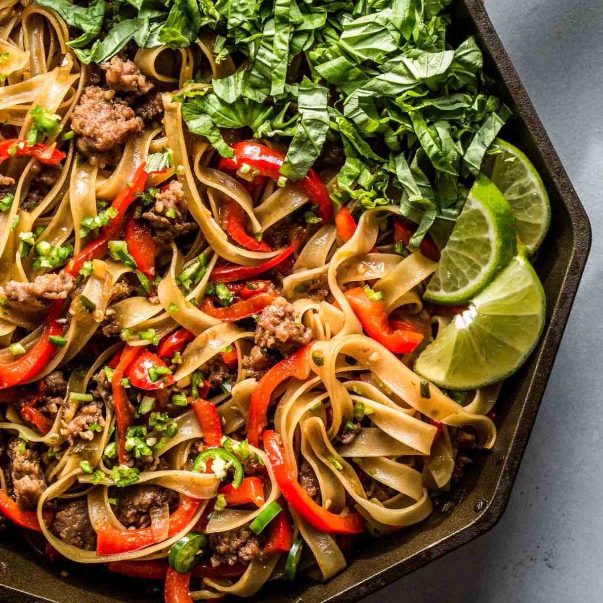 Pad Kee Mao (Drunken Noodles) | Platings + Pairings