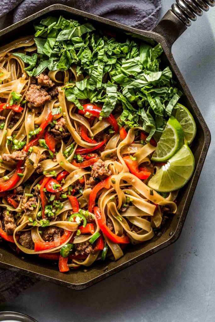 Pad Kee Mao (Drunken Noodles) | Platings + Pairings