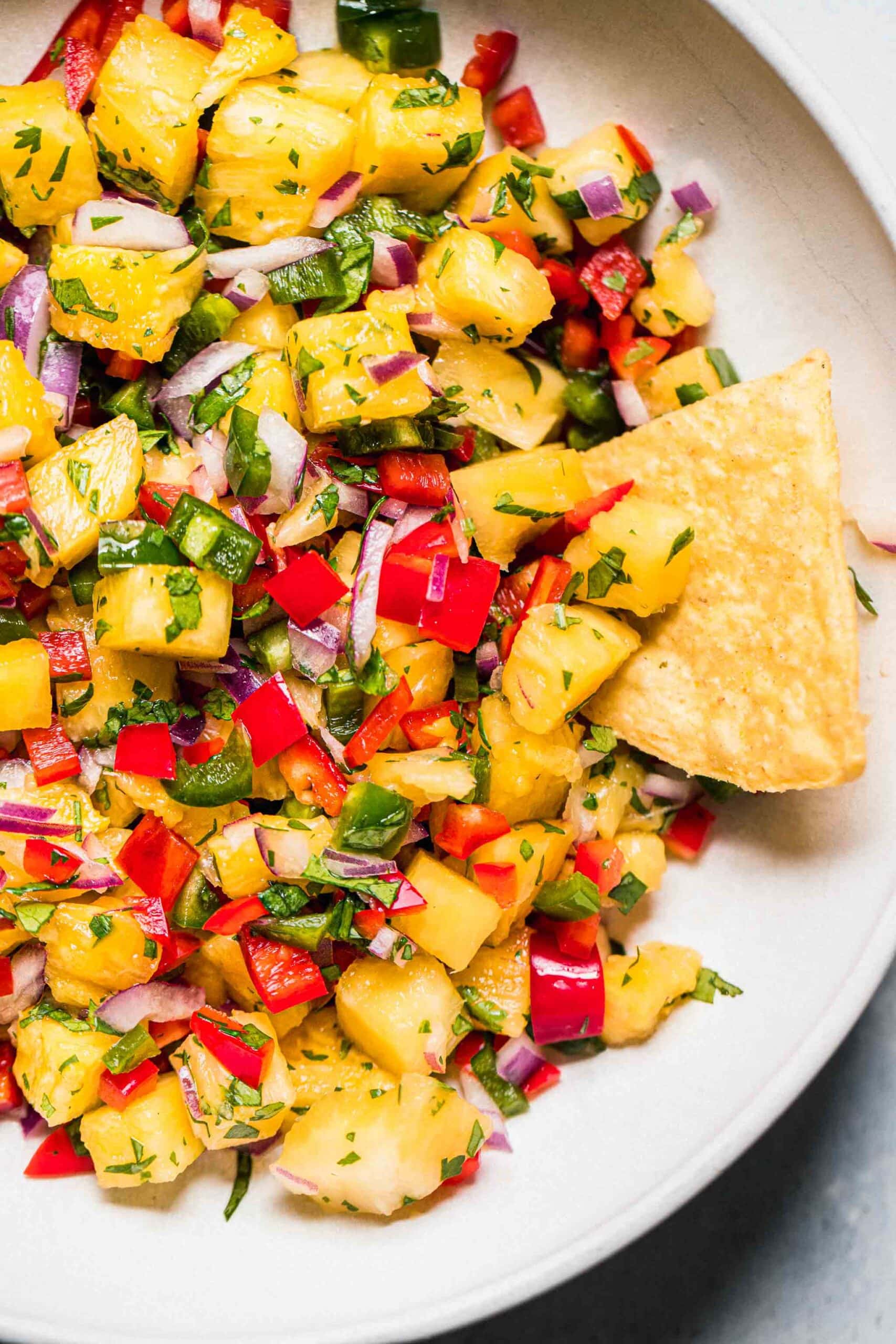 Fresh Pineapple Salsa for Fish, Tacos & More!!!