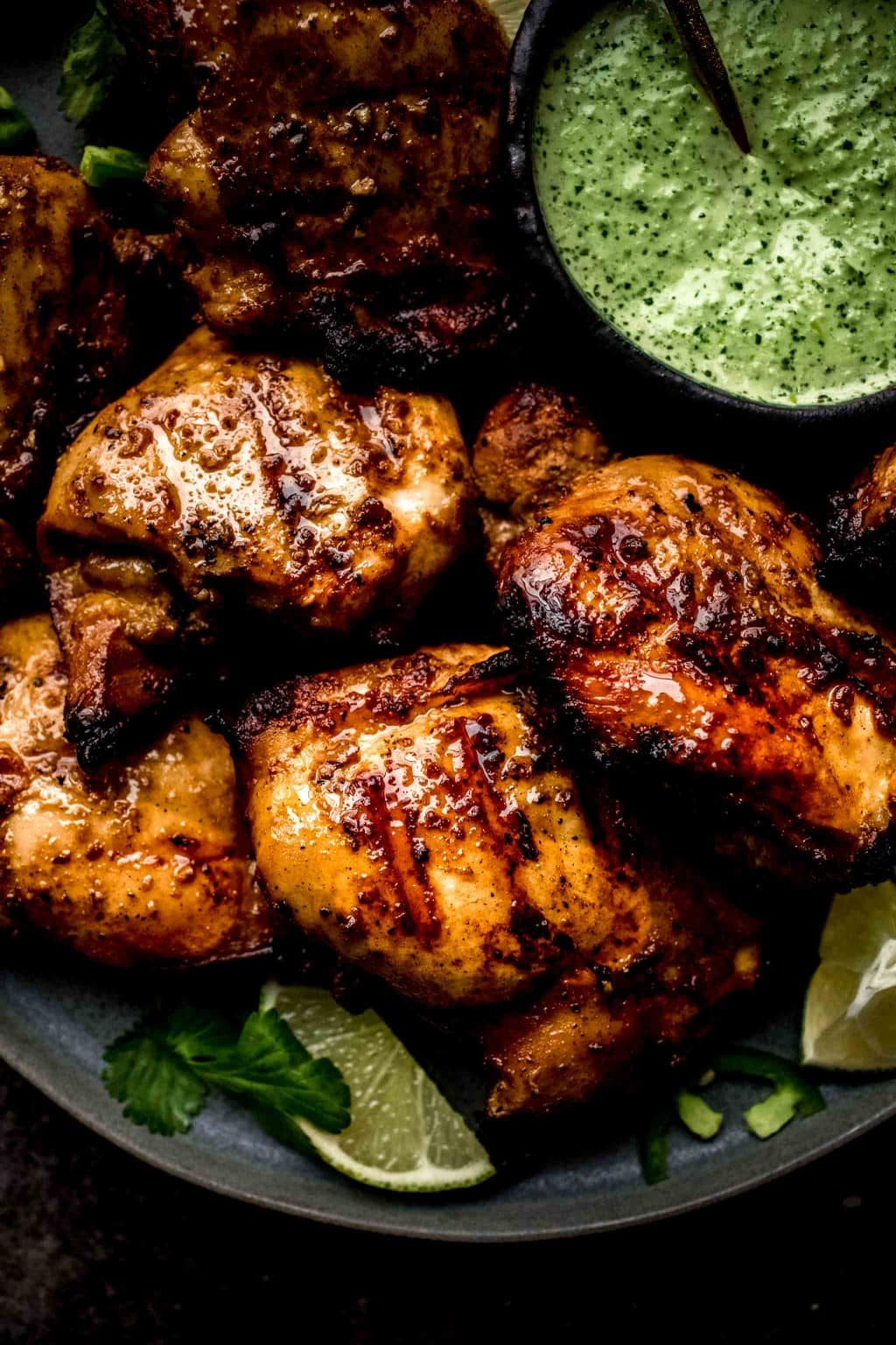 Peruvian Chicken with Green Sauce (Aji Verde)