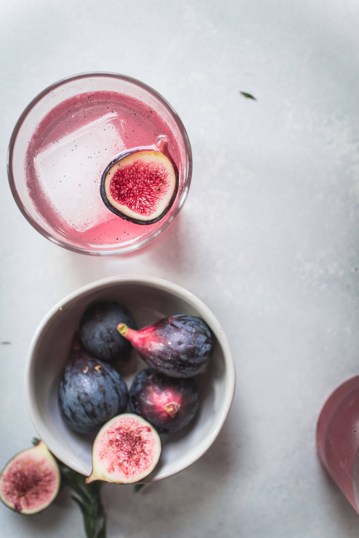 Fig Cocktail With Vanilla Bean And Fresh Fig Syrup Platings Pairings