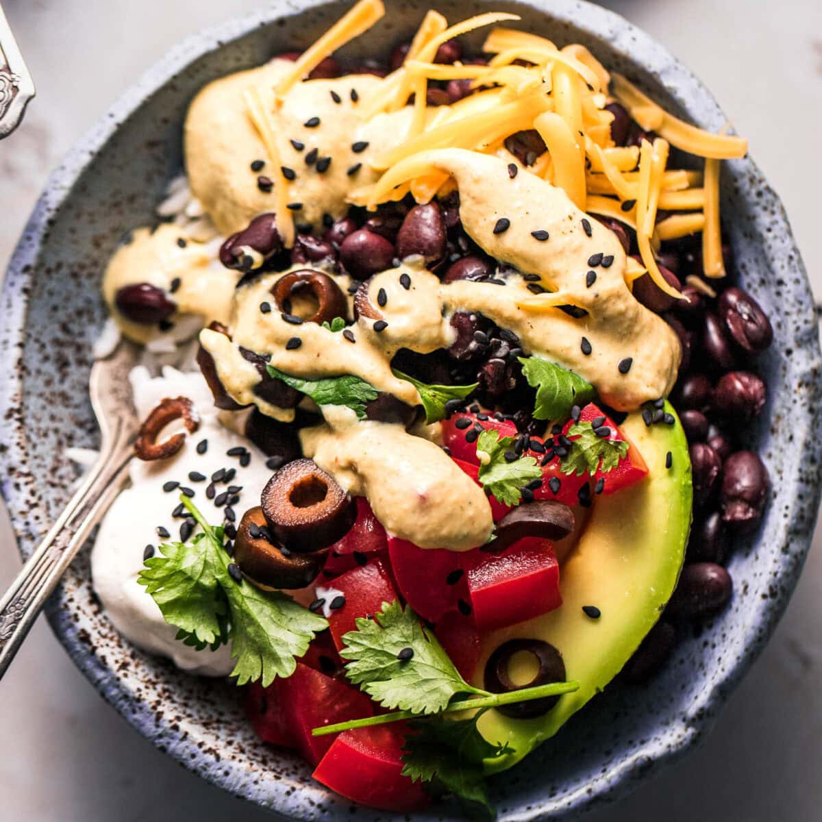 Cafe Yumm Sauce Recipe + How to Make a Yumm Bowl