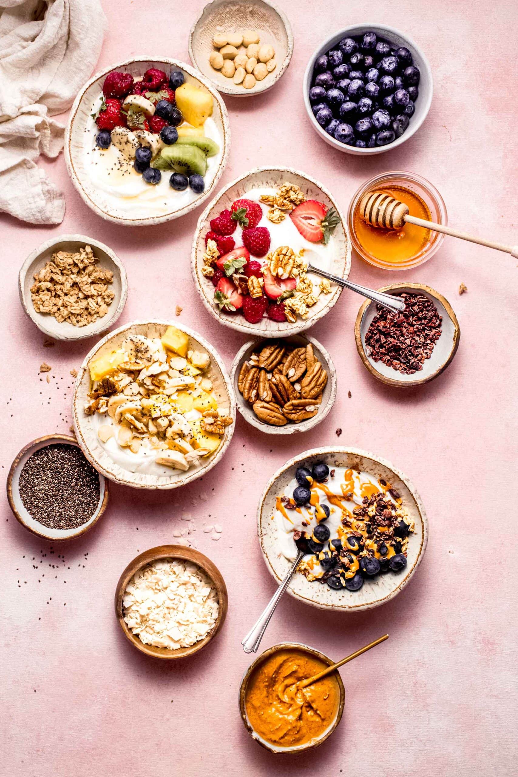 Healthy Greek Yogurt Breakfast Bowls - Our Favorite Topping Ideas