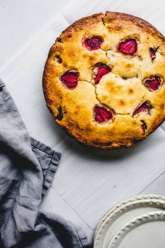 Strawberry Ricotta Cake (The Easiest Recipe!) - Platings + Pairings