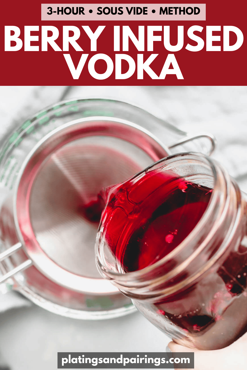 Sous Vide Infused Vodka