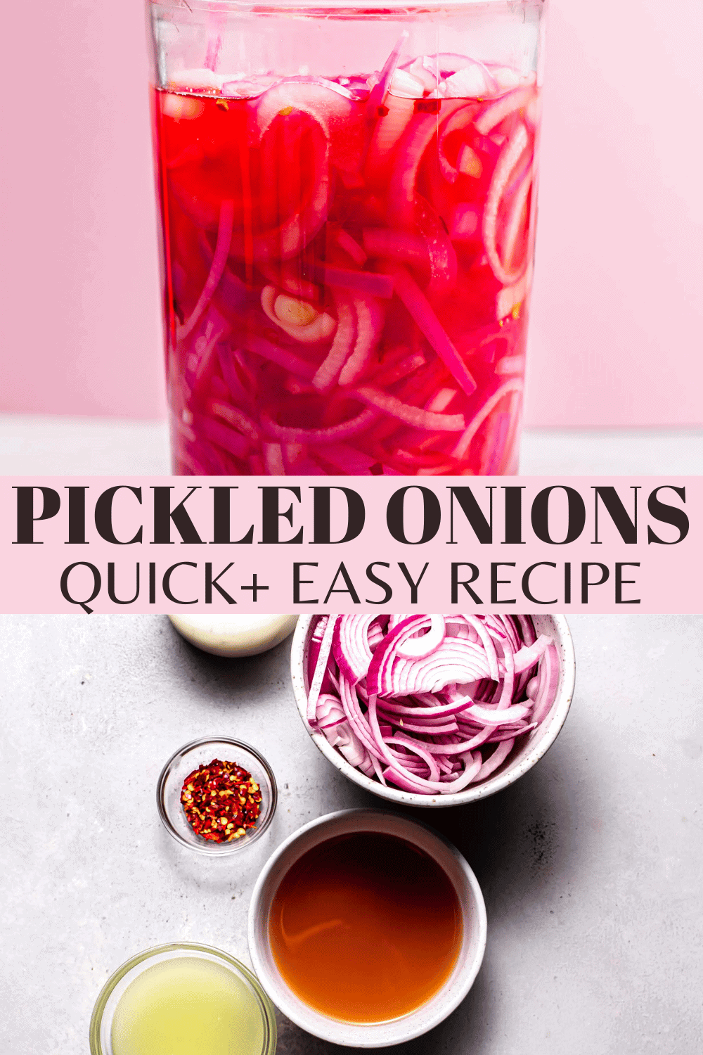 Quick Pickled Red Onions Recipe (for Carnitas, Gyros & More!)