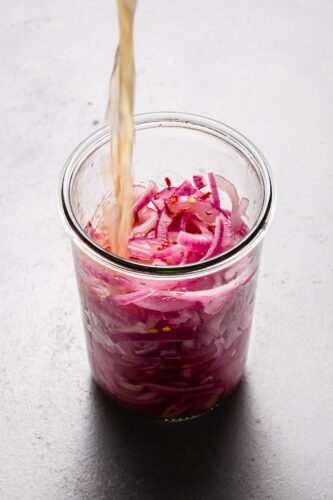 Quick Pickled Red Onions Recipe (for Carnitas, Gyros & More!)