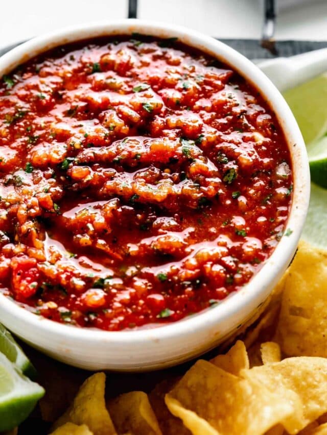 5 Ingredient Chipotle Salsa - Platings + Pairings