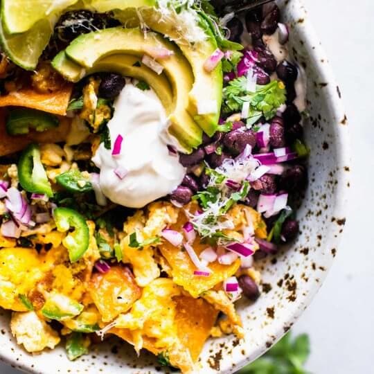 Migas Recipe with Seasoned Black Beans | Platings + Pairings