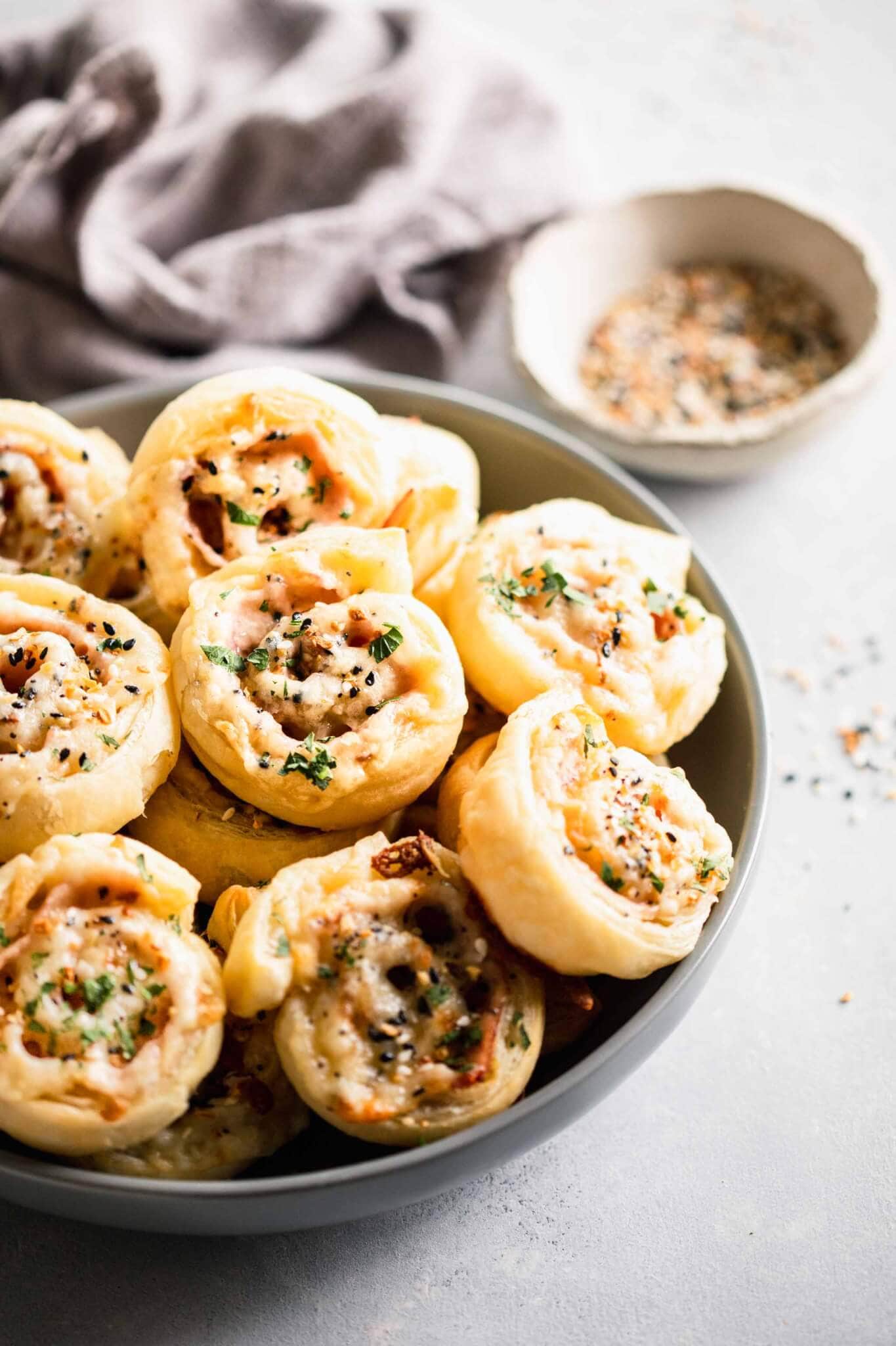 Ham and Cheese Pinwheels - Platings + Pairings