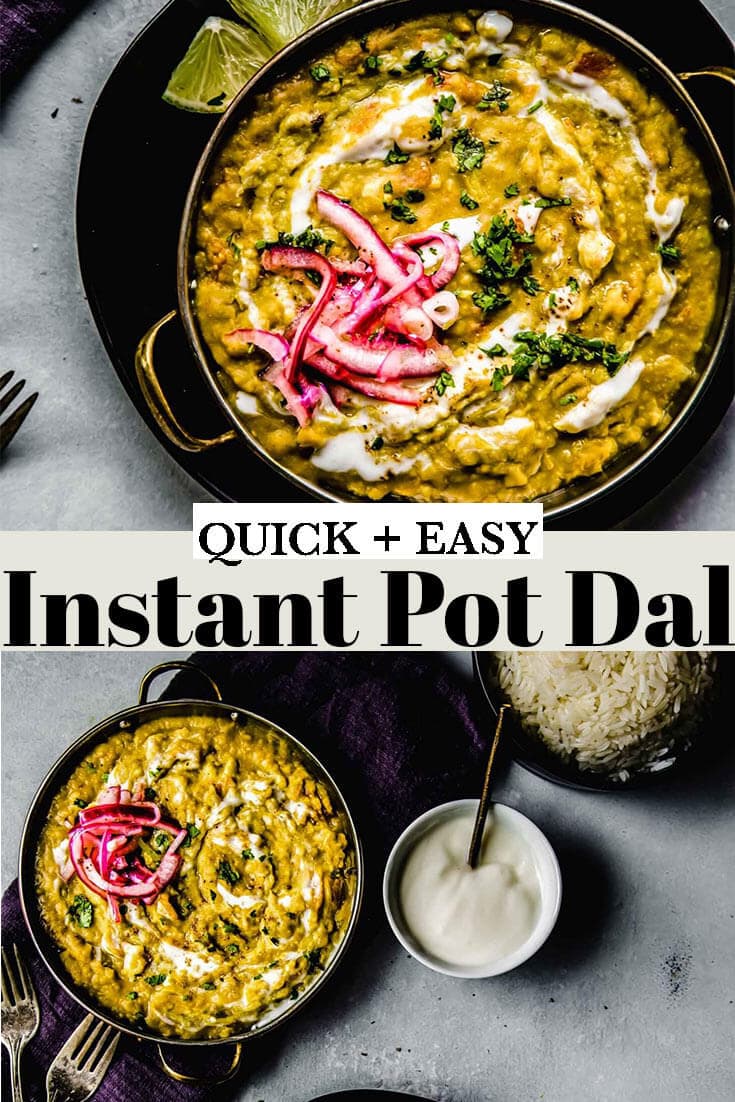 Instant Pot Dal (Indian Dal Tadka) - Platings + Pairings