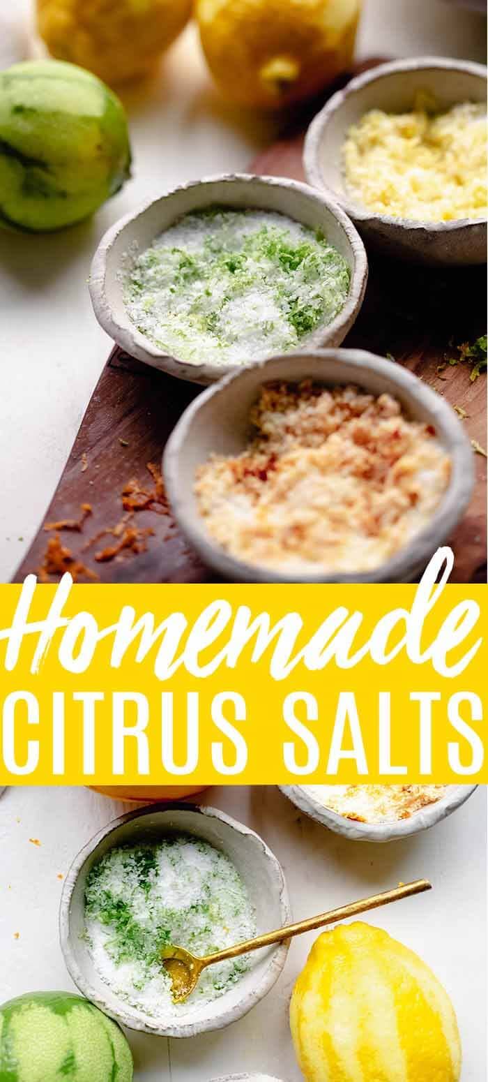Easy Citrus Salt Recipe + VIDEO (DIY Food Gift) - Platings + Pairings