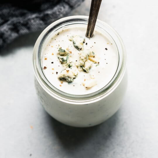 The BEST Steakhouse Blue Cheese Dressing Recipe