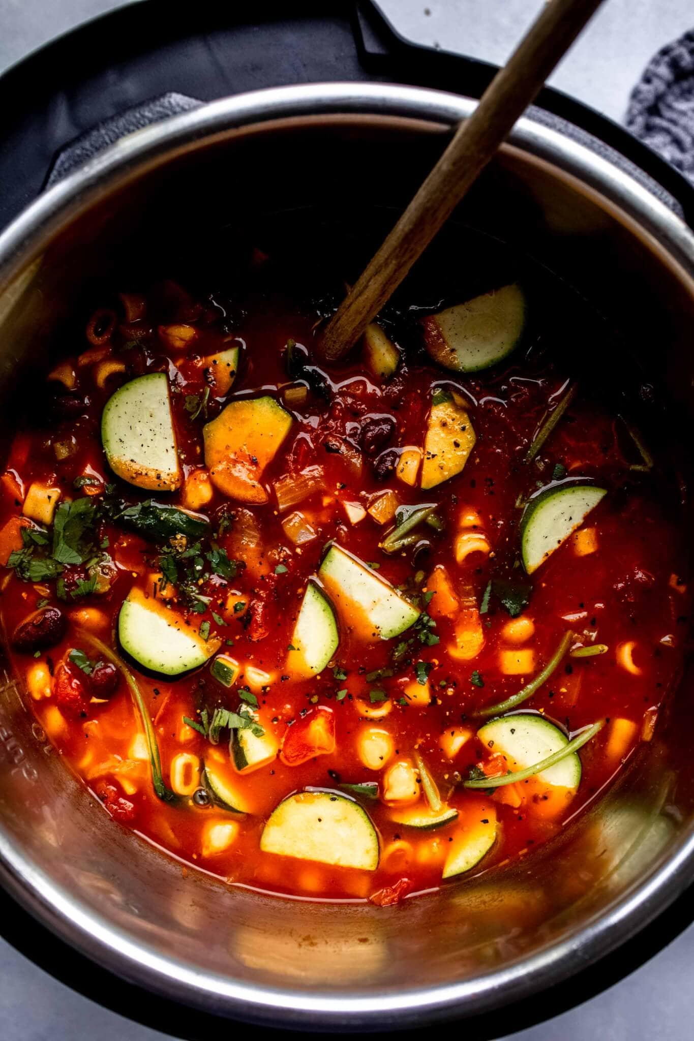 The BEST Instant Pot Minestrone Soup + VIDEO | Platings + Pairings