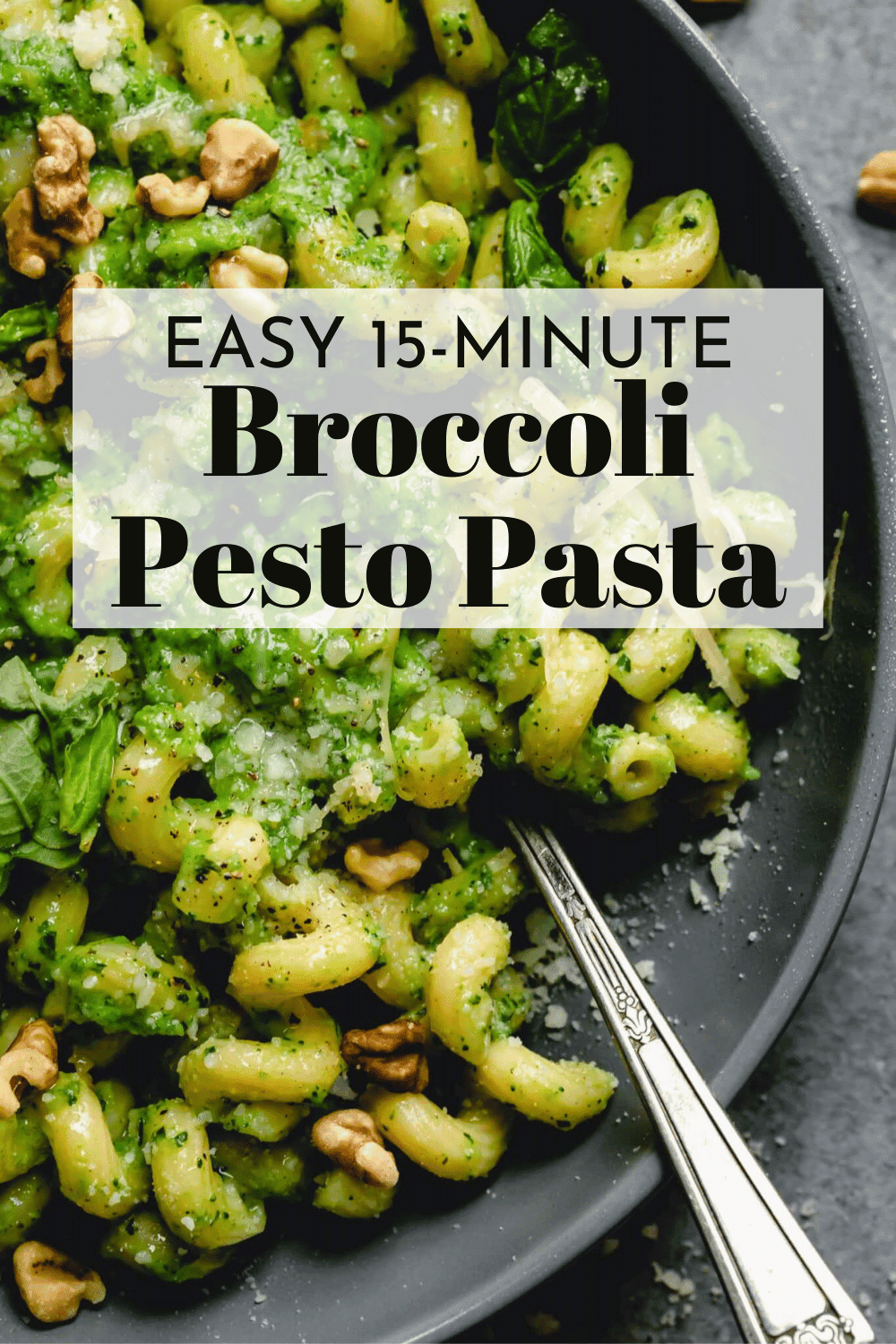 Broccoli Walnut Pesto Pasta