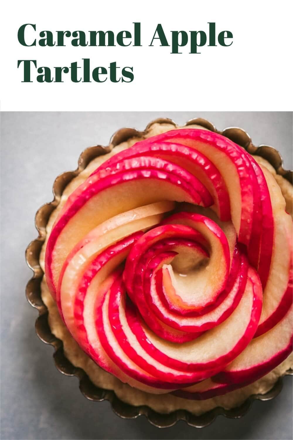 Apple Roses Tartlets with Salted Caramel - Platings + Pairings