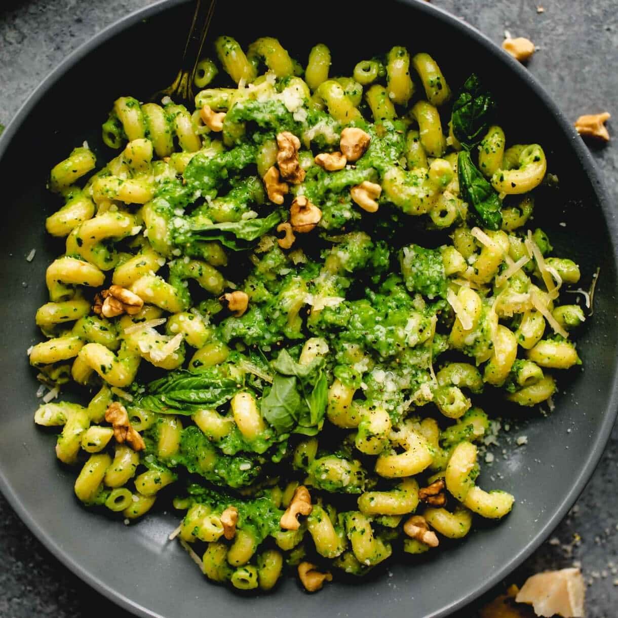 Creamy Broccoli Walnut Pesto Pasta (Easy 15-Minute Recipe)