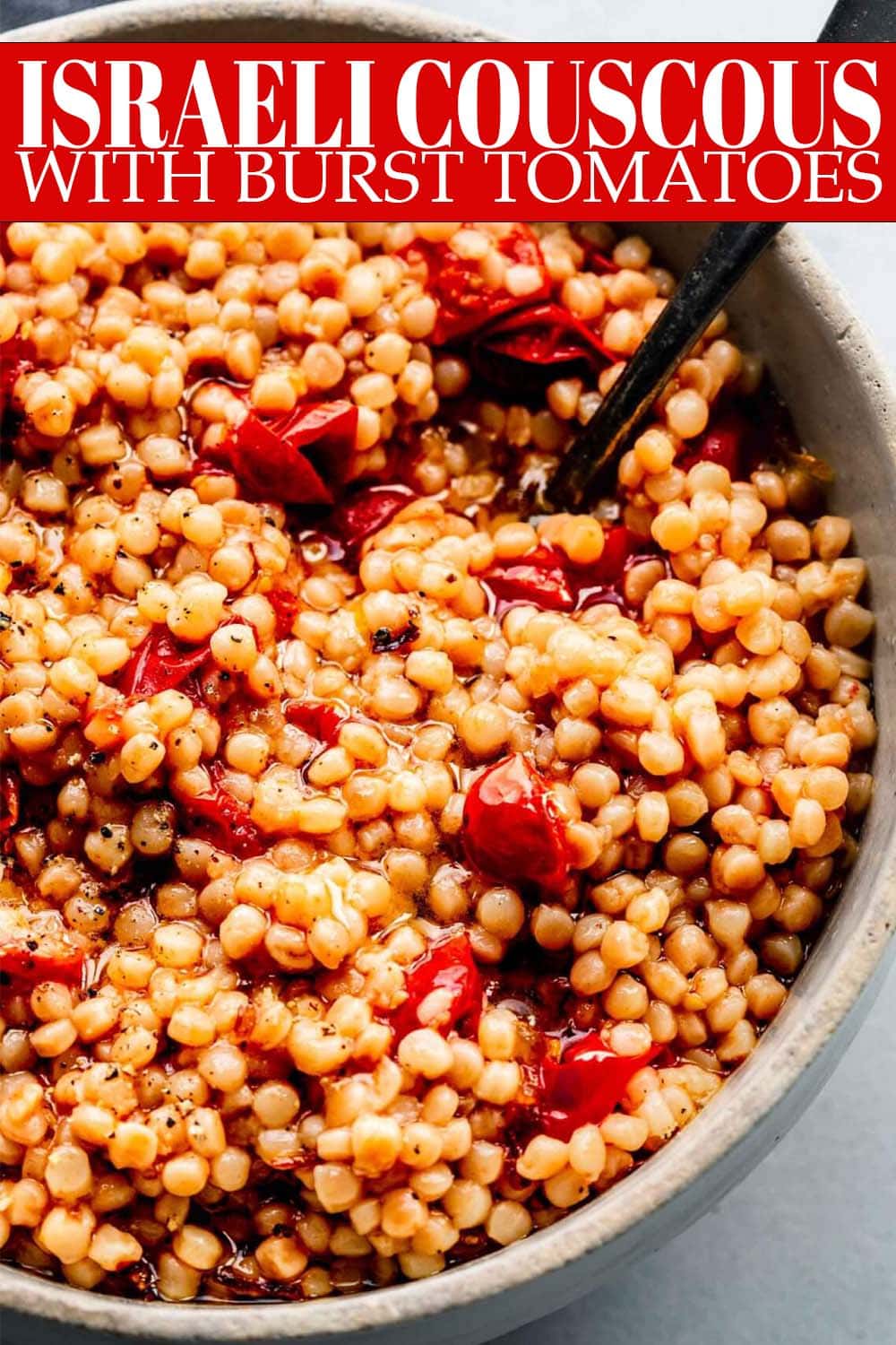 Simple Tomato Couscous (Israeli Couscous Recipe)