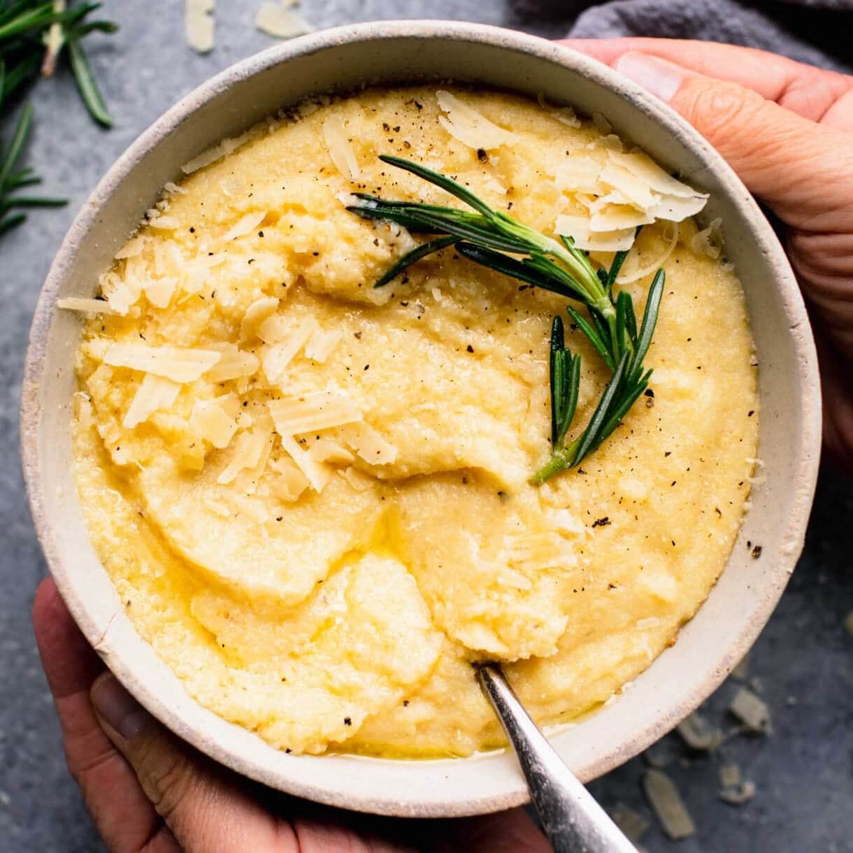 The BEST Creamy Parmesan Polenta Recipe