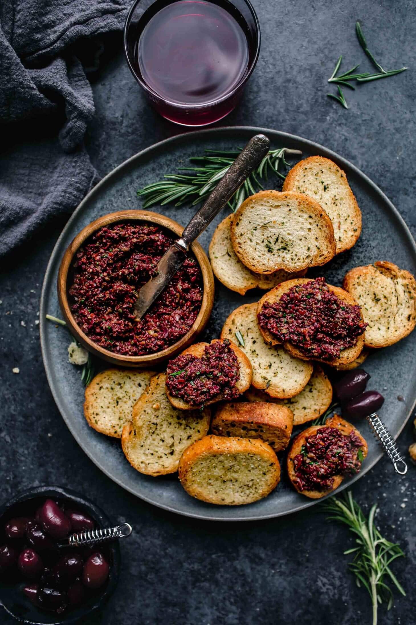 Easy Olive Spread Recipe (How to Make Olive Tapenade)
