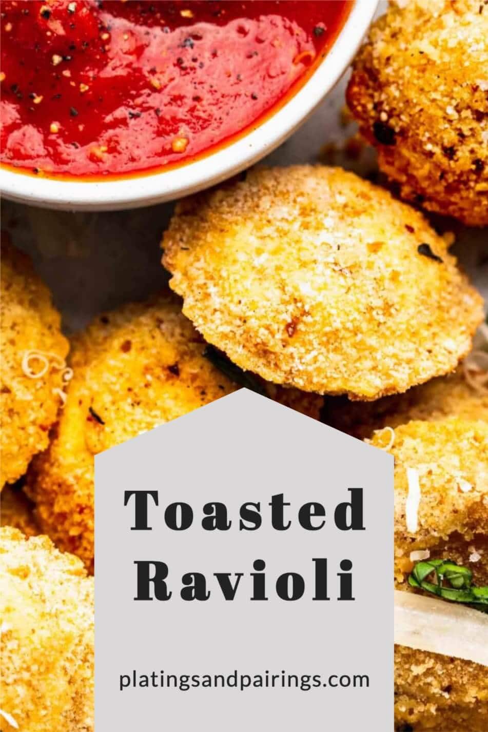 Toasted Ravioli (Air Fryer or Oven) Story - Platings + Pairings
