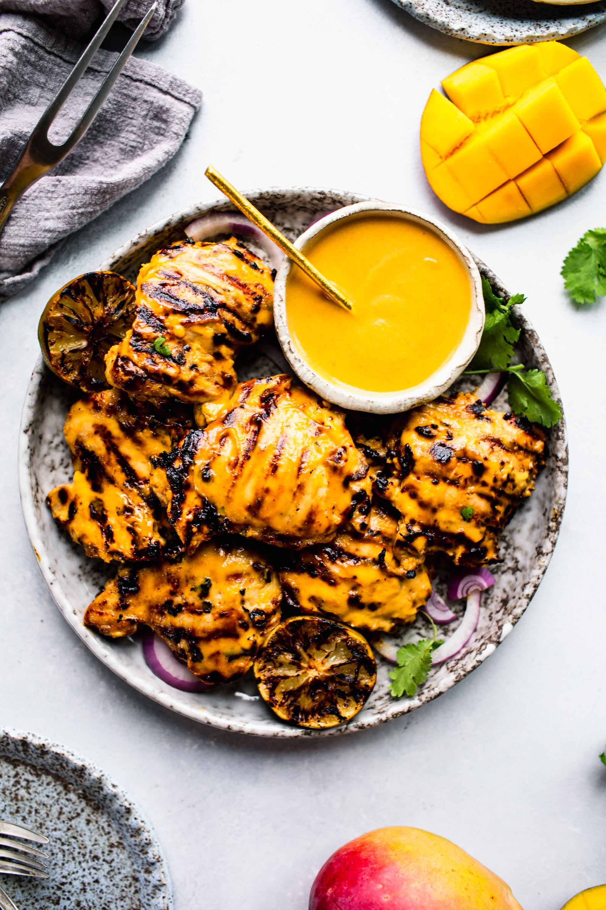 Grilled Mango Lime Chicken