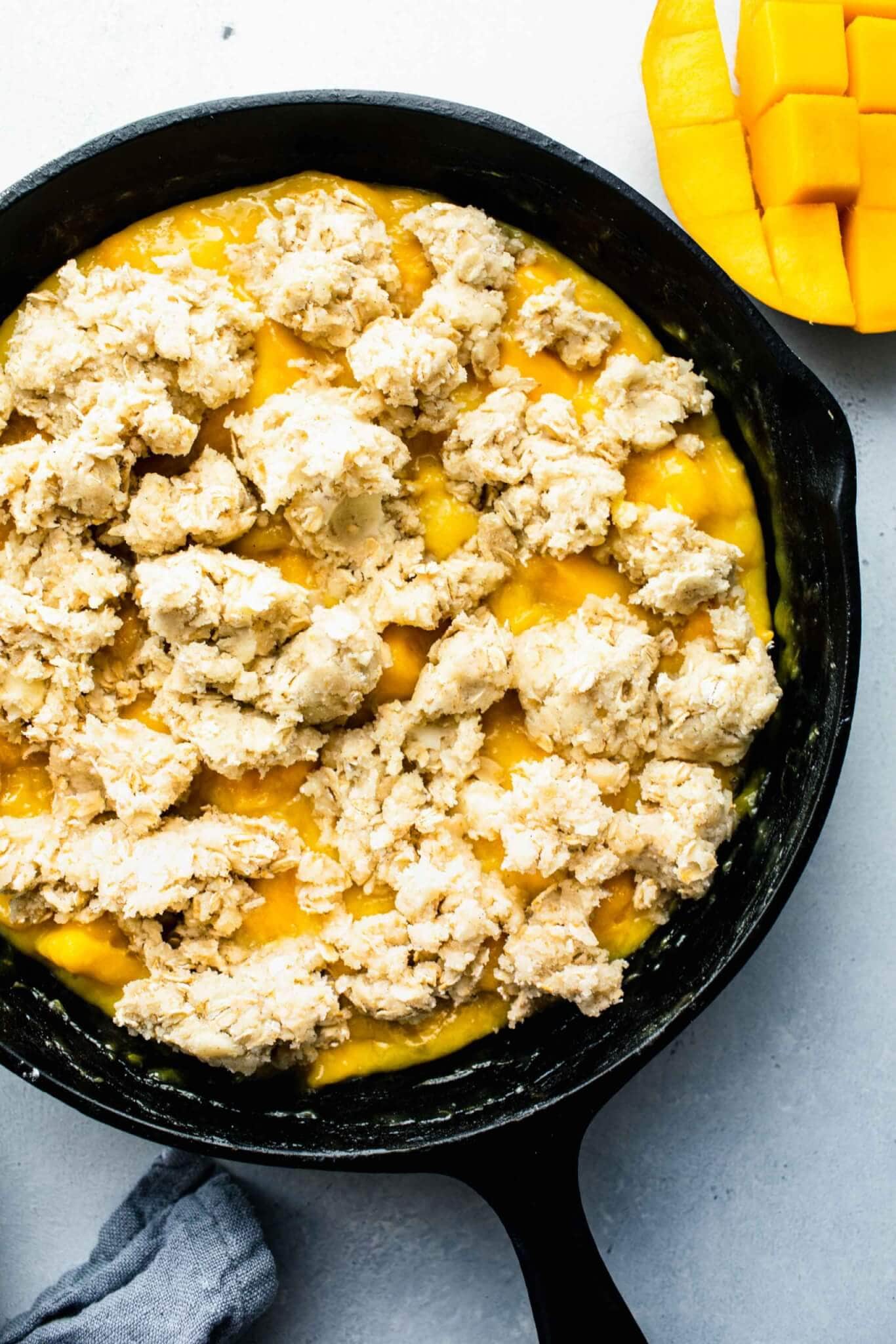 The BEST Mango Cobbler Recipe