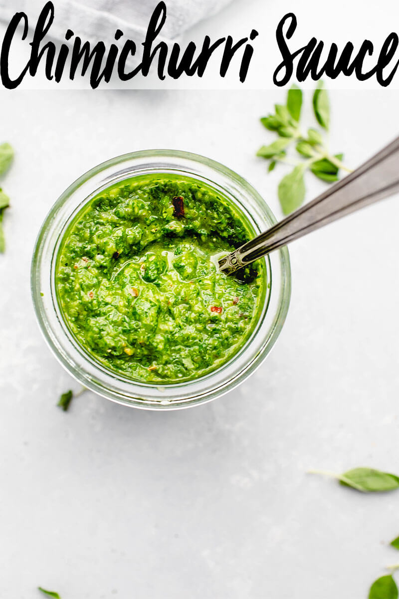 Chimichurri Sauce // 5-Minute Recipe + VIDEO | Platings + Pairings