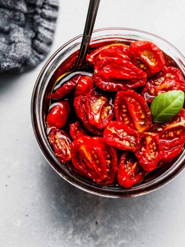 Oven Sun Dried Tomatoes - Platings + Pairings