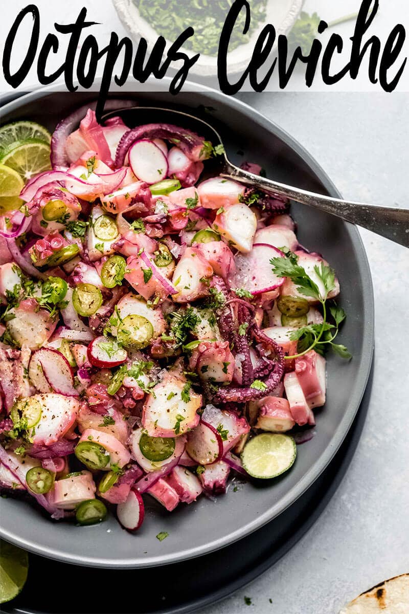 Octopus Ceviche // Ceviche de Pulpo | Platings + Pairings