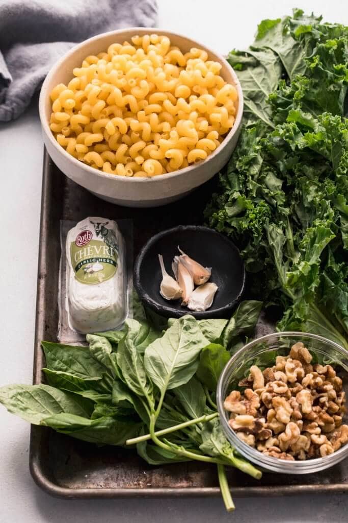 Pesto Goat Cheese Pasta Recipe (Creamy & Delicious) - Platings + Pairings