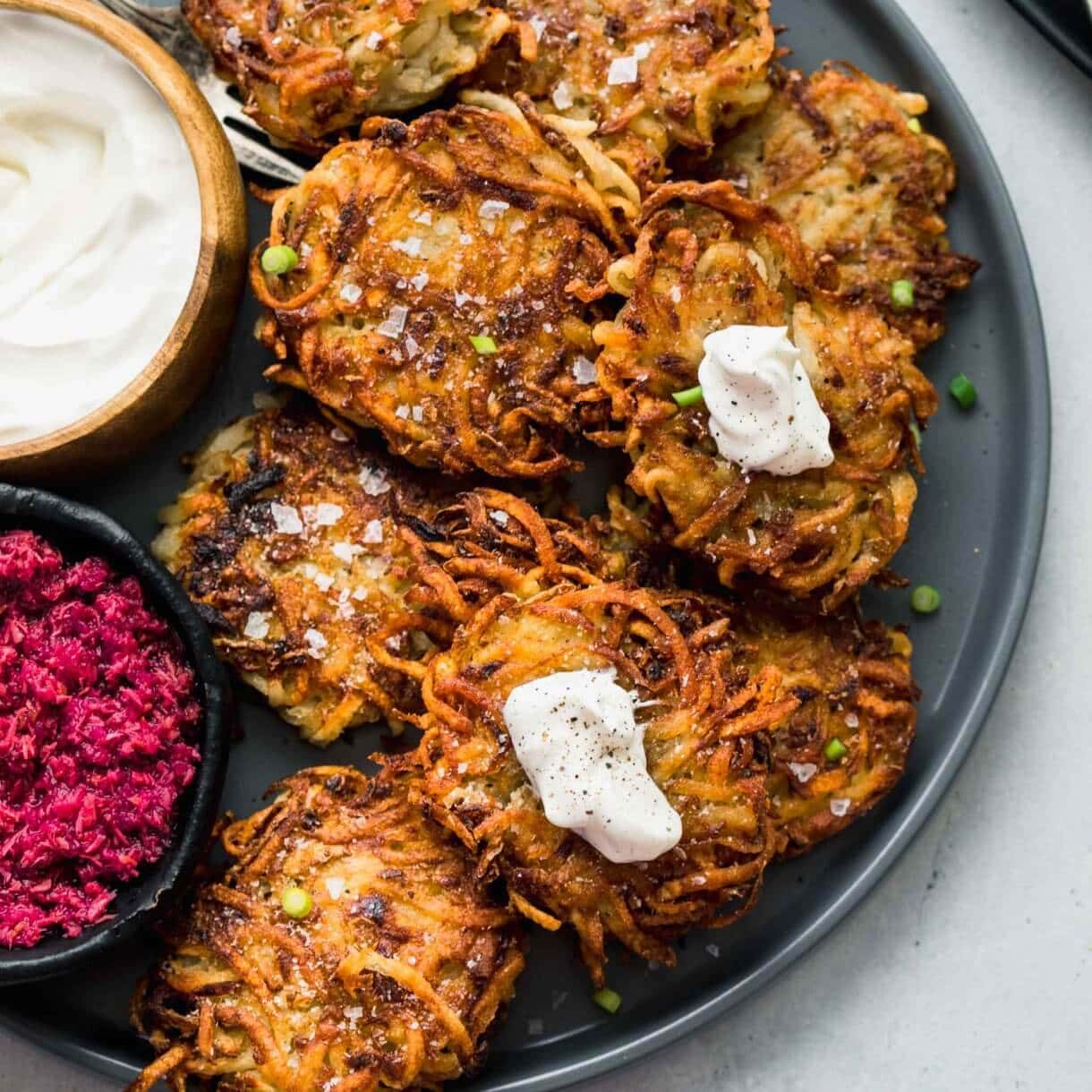 BEST Potato Latkes Recipe Ever! (+ What to Serve with Them)