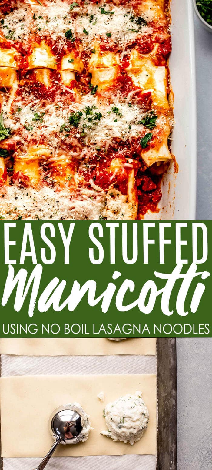 Easy Cheese Manicotti Recipe + VIDEO | Platings + Pairings