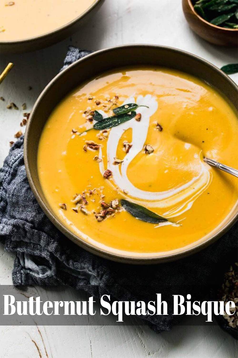 Butternut Squash Bisque Soup Recipe with Maple - Platings + Pairings
