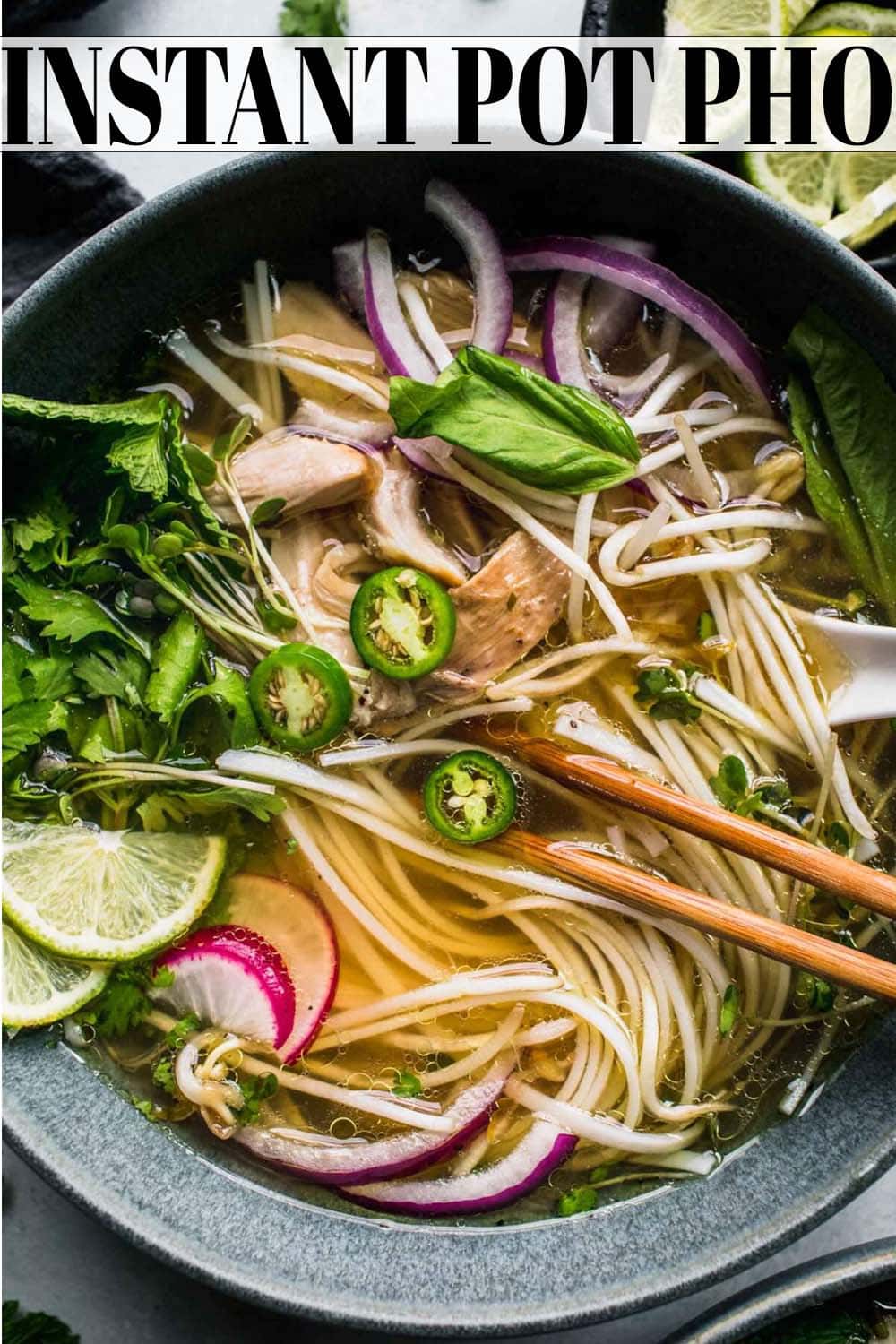 Instant Pot Chicken Pho (Vietnamese Pho Ga Recipe)