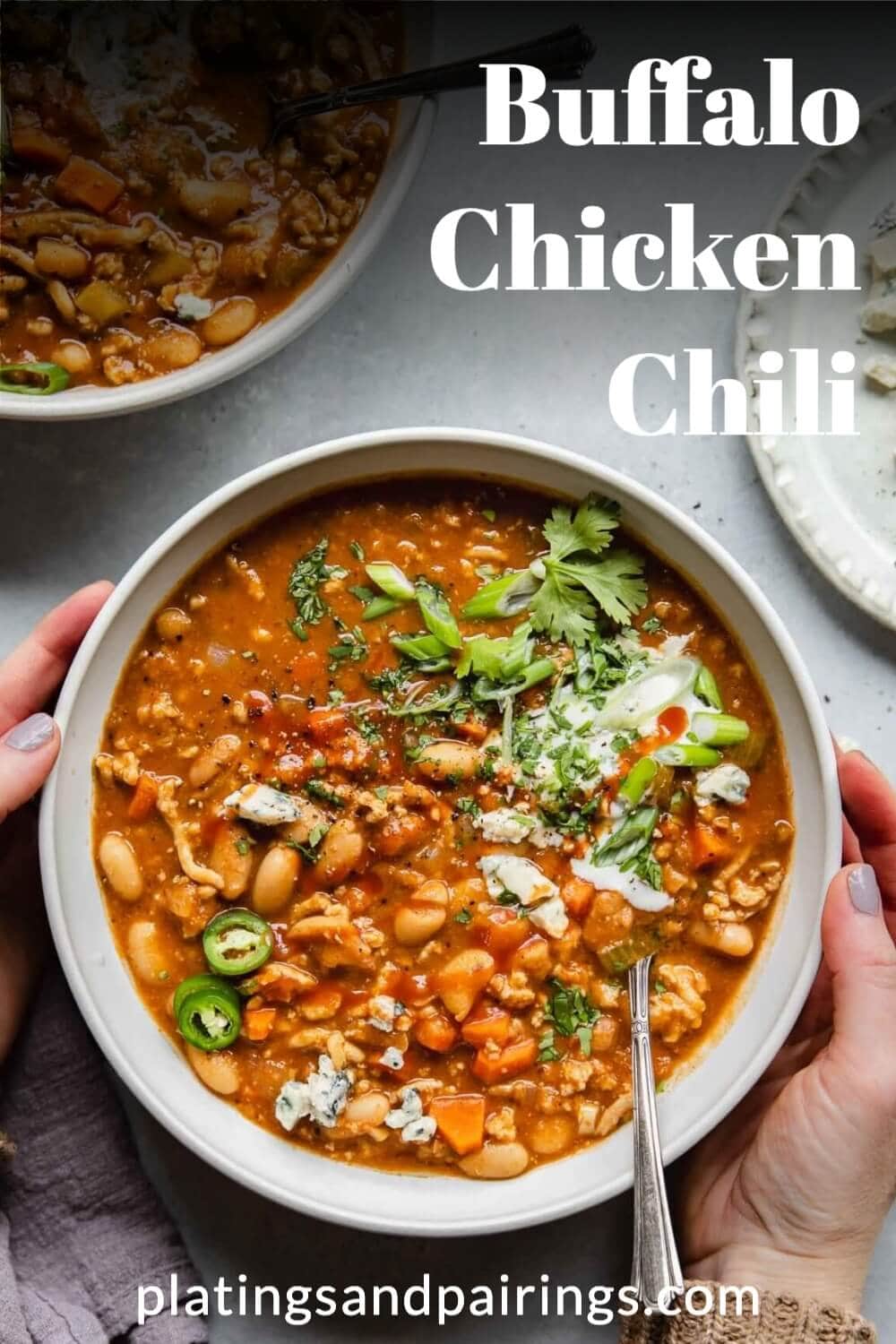 Buffalo Chicken Chili - Platings + Pairings
