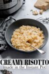 EASY Instant Pot Risotto Recipe + VIDEO - Platings + Pairings