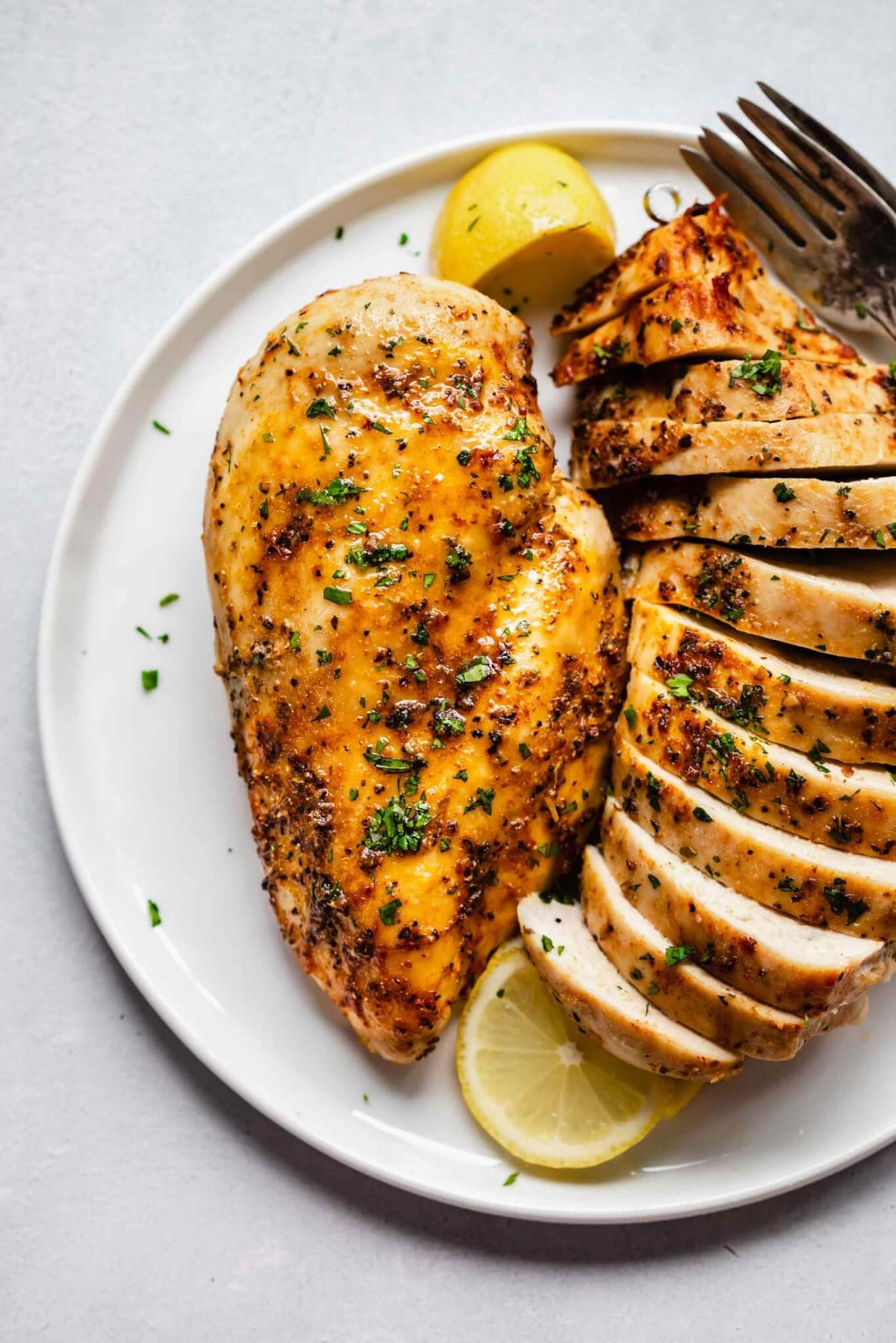 Easy Oven Baked Bone-In Chicken Breast