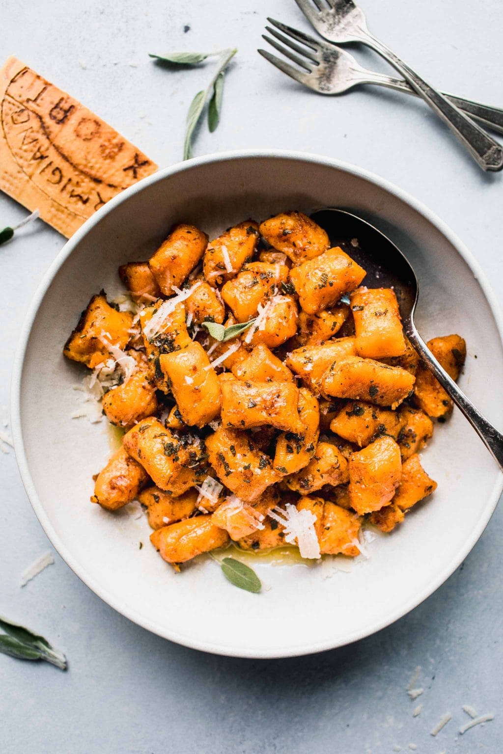 Sweet Potato Gnocchi with the BEST Browned Butter Sauce